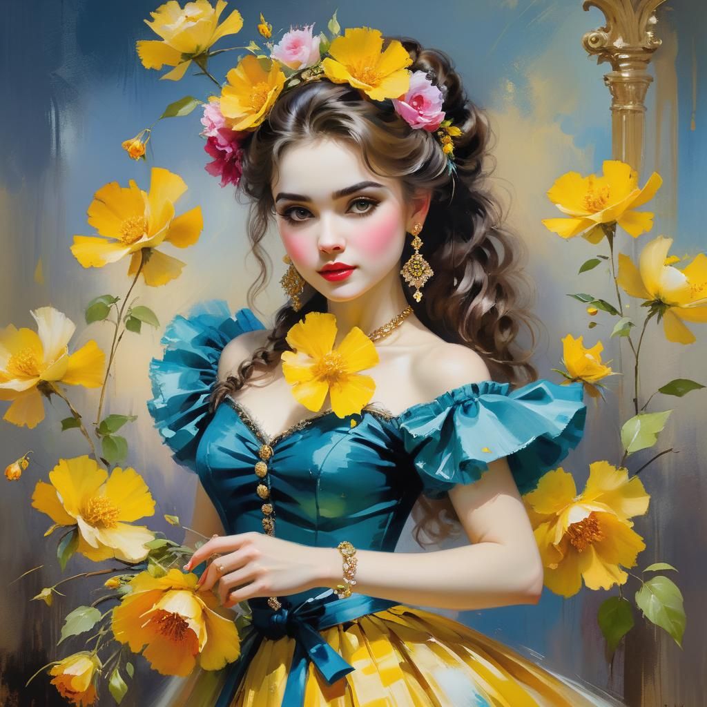 Poppy Rose - AI Generated Artwork - NightCafe Creator