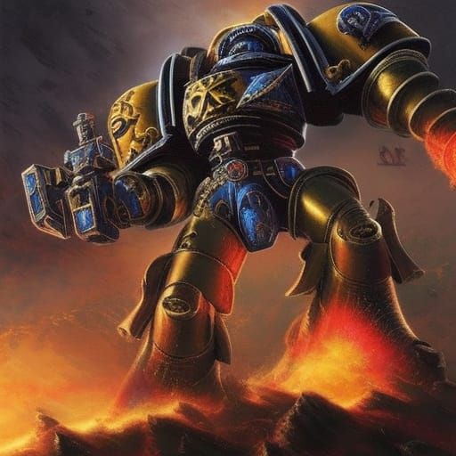 Warhammer 40k TITAN - AI Generated Artwork - NightCafe Creator