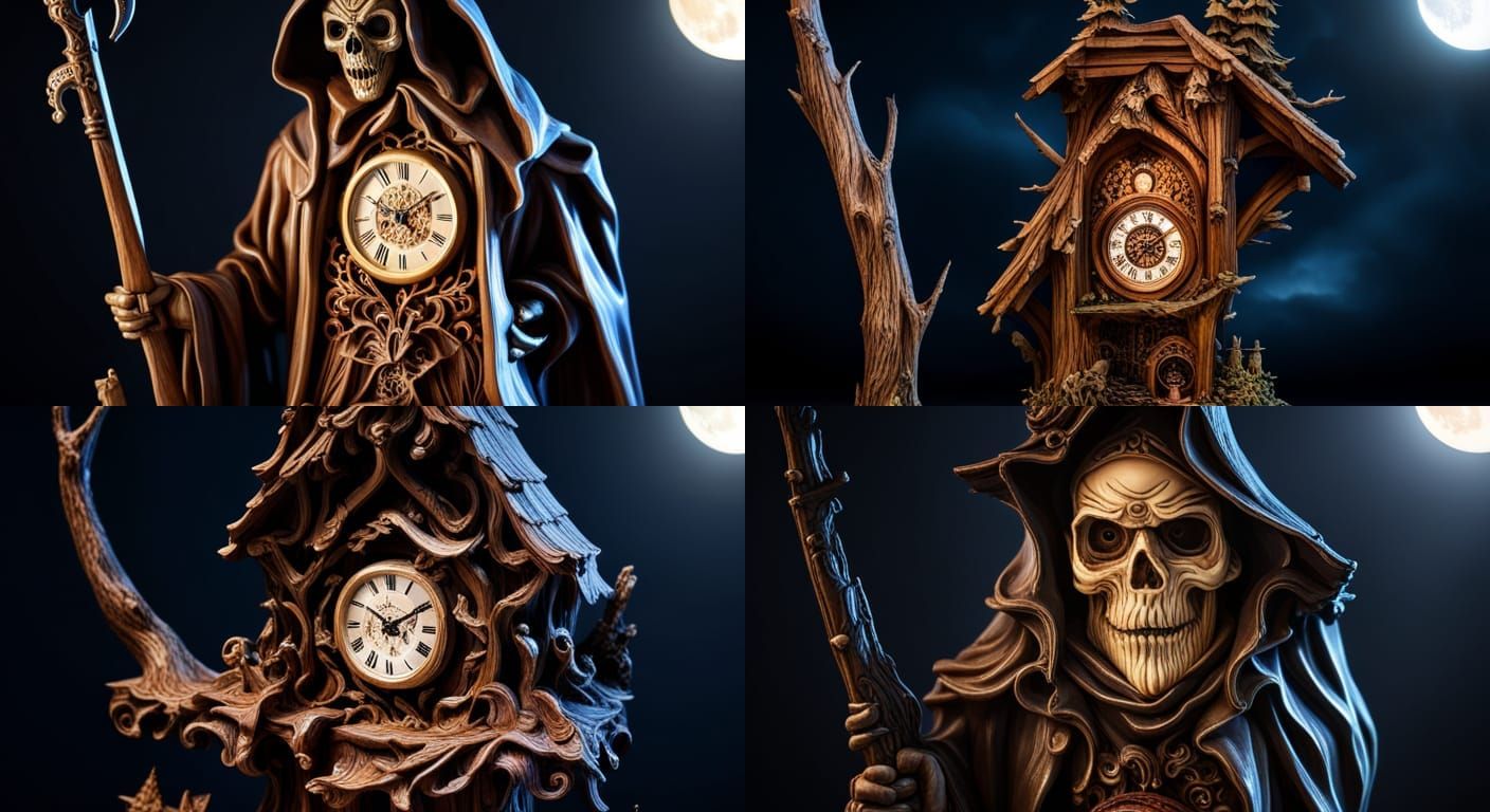 Death Clock - AI Generated Artwork - NightCafe Creator