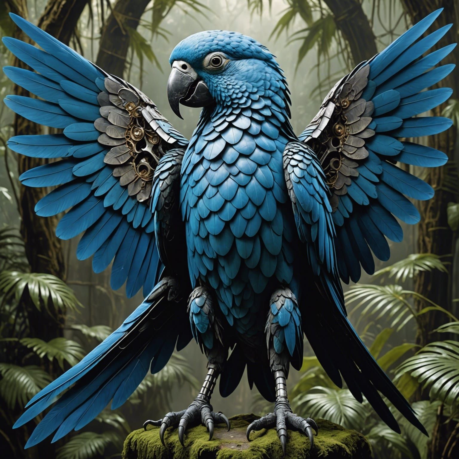 The Blue Seer - AI Generated Artwork - NightCafe Creator