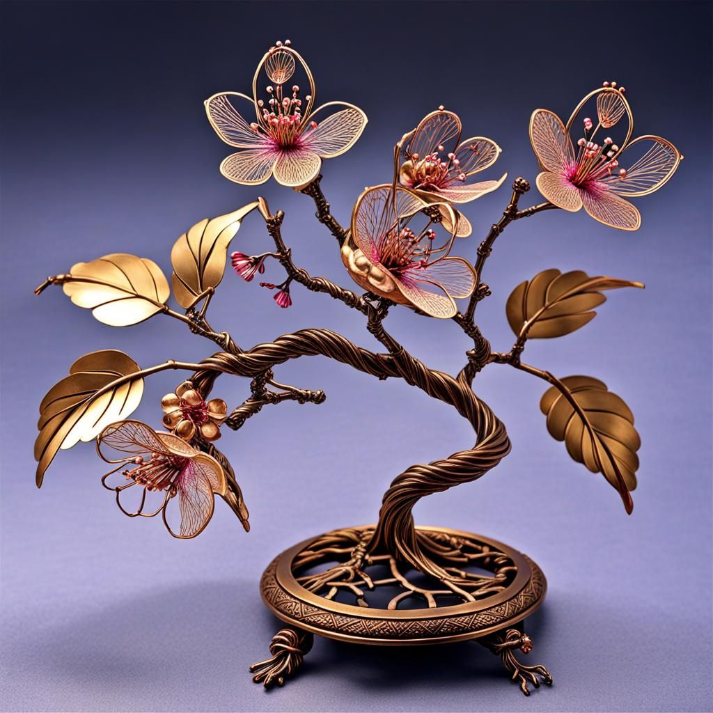 cherry blossom branch - AI Generated Artwork - NightCafe Creator