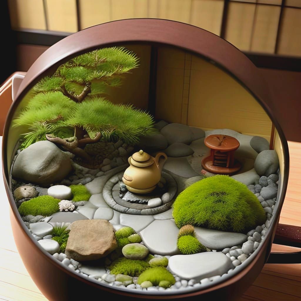 Miniature Japanese garden - Miniature Japanese garden