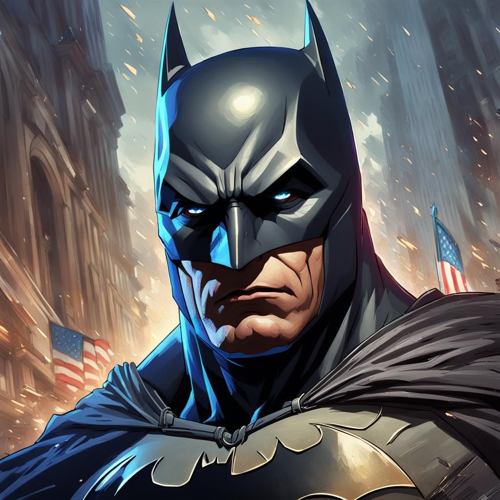 Batman as US President: Hyperdetailed Concept Art - AI Art