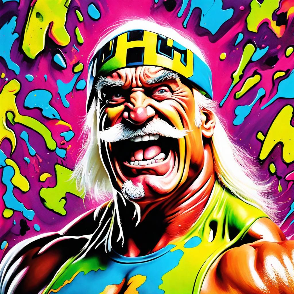 Hulk Hogan - AI Generated Artwork - NightCafe Creator