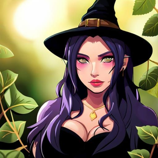 Vine witch - AI Generated Artwork - NightCafe Creator