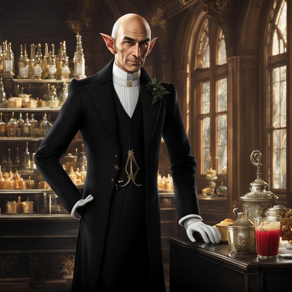 Elven Butler - AI Generated Artwork - NightCafe Creator