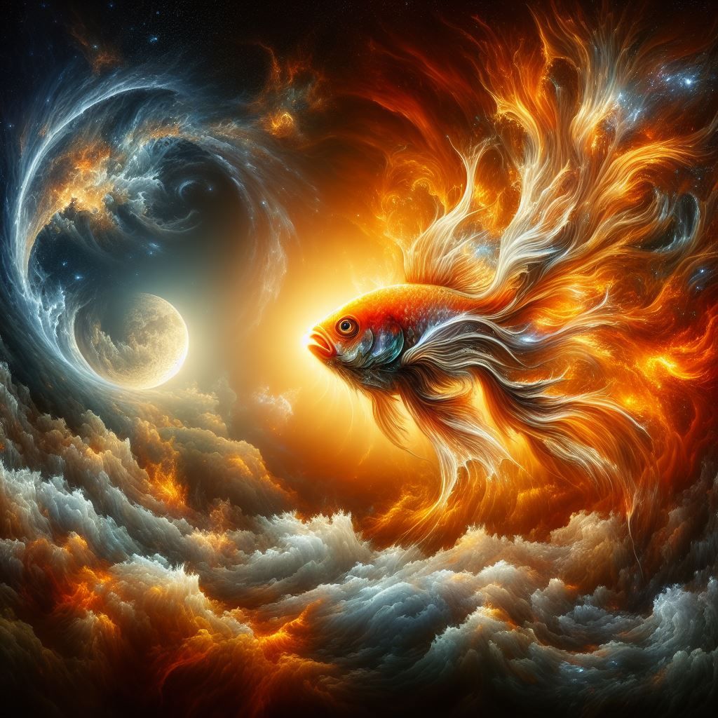 cosmic fish - AI Generated Artwork - NightCafe Creator