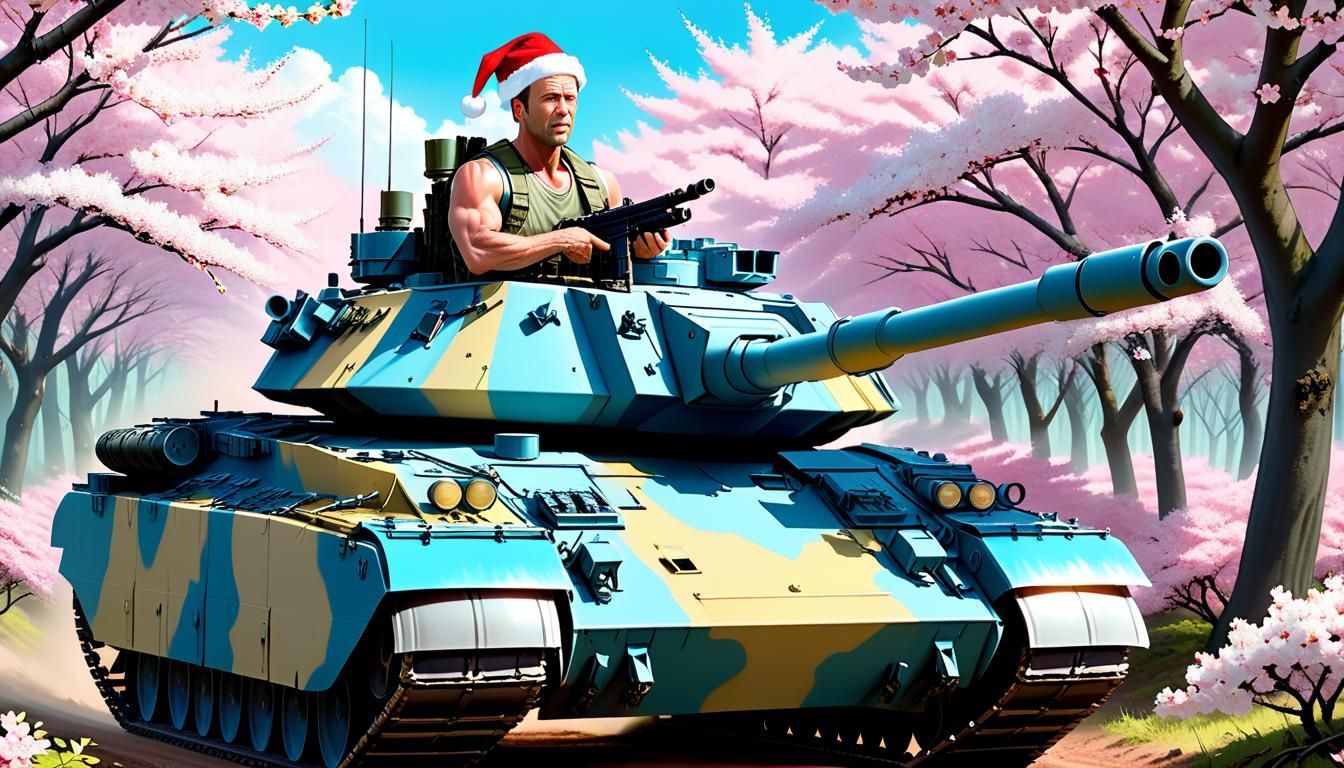 Mostly Peaceful Pastel: Yippee-ki-yay... - AI Generated Artwork - NightCafe Creator