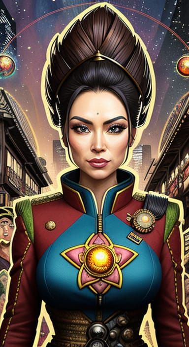 Steampunk Dragonball Jimmy Neutron Groot Geisha Starfleet Officer