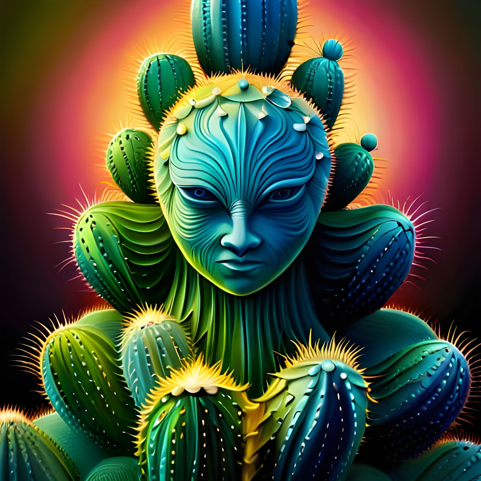 Creature of the Cactus - AI Generated Artwork - NightCafe Creator