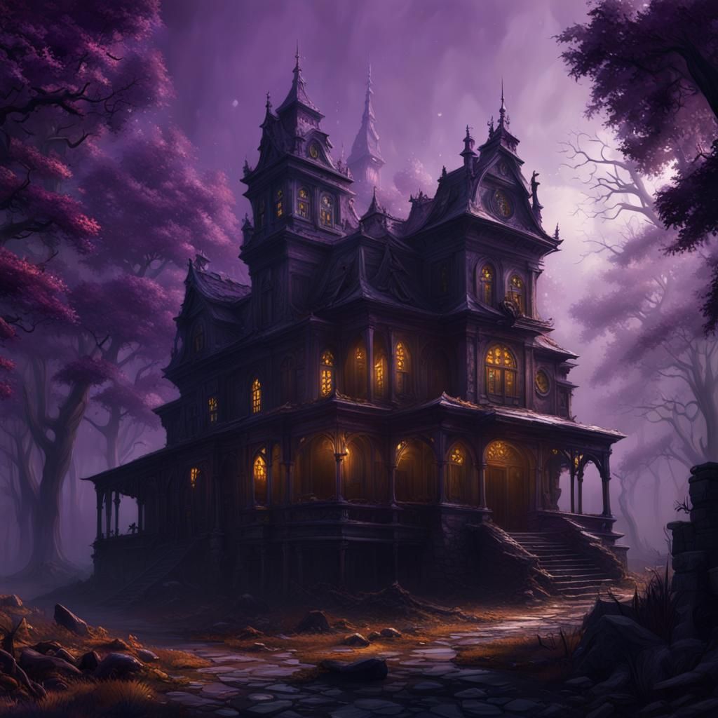 Creepy places, haunted house a masterpiece, 8k resolution, dark fantasy ...