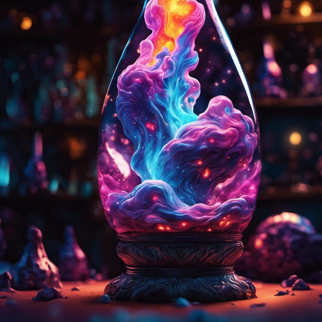 Nebula Lava Lamp - AI Generated Artwork - NightCafe Creator