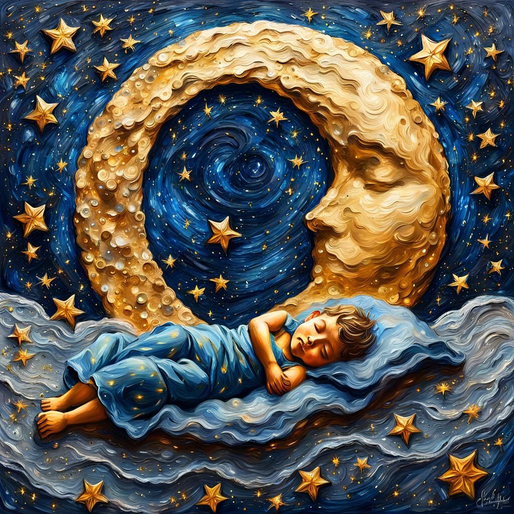 Moon dreams - AI Generated Artwork - NightCafe Creator