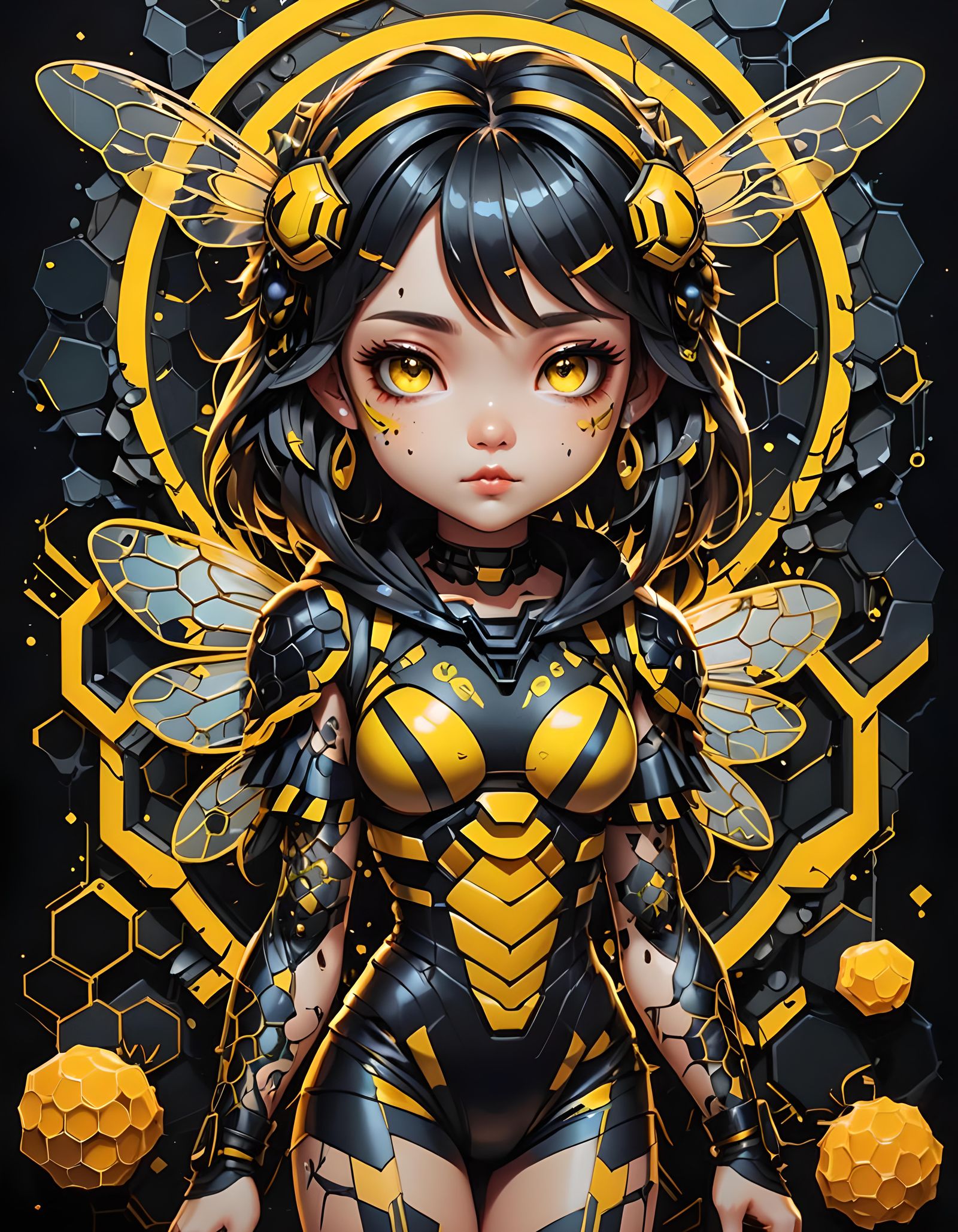 Bee~ - AI Generated Artwork - NightCafe Creator