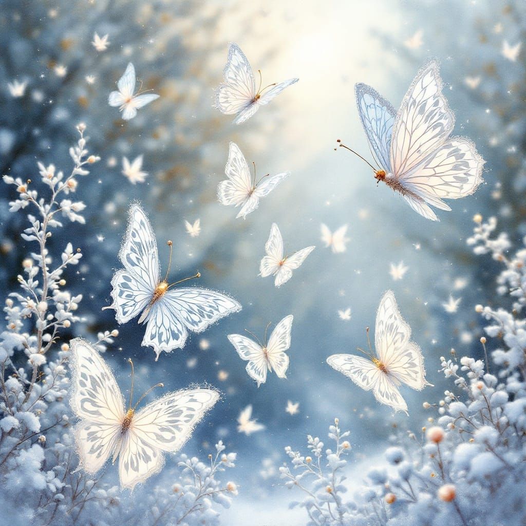 Snow butterflies - Snow butterflies