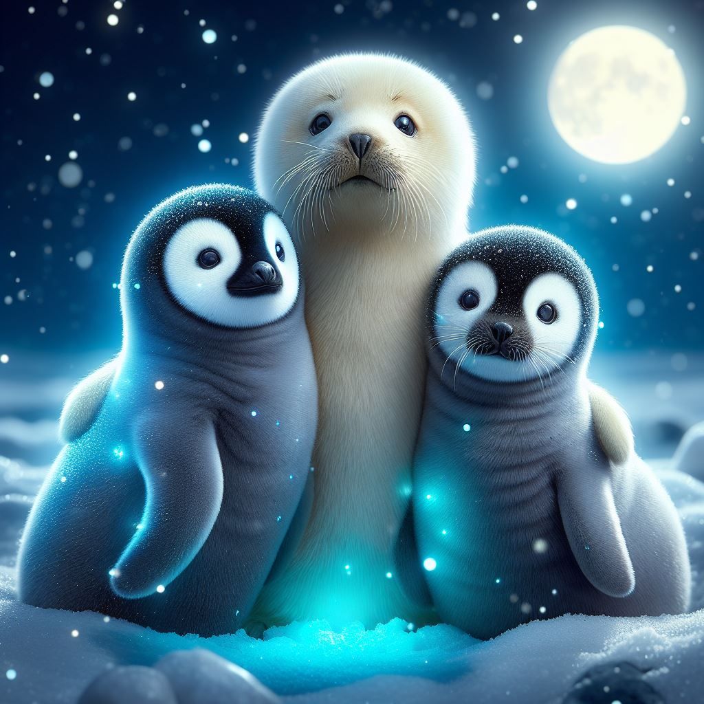 Cold paws warm heart - AI Generated Artwork - NightCafe Creator