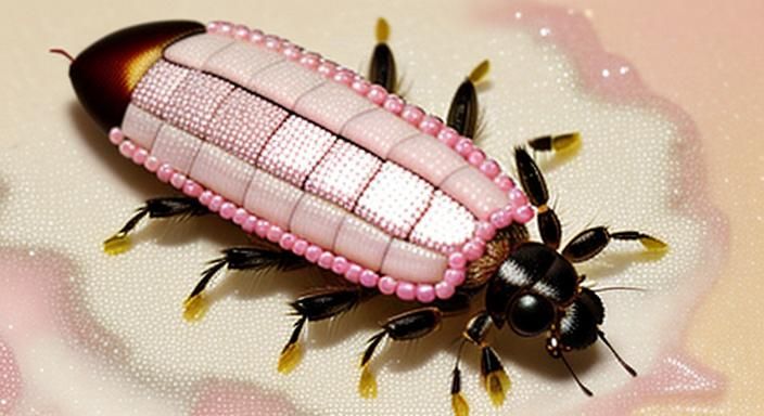 Pink Cockroach Collage III - AI Generated Artwork - NightCafe Creator