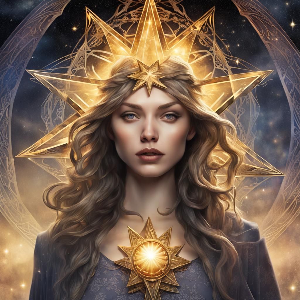 A human representation of a distant star. - AI Generated Artwork ...