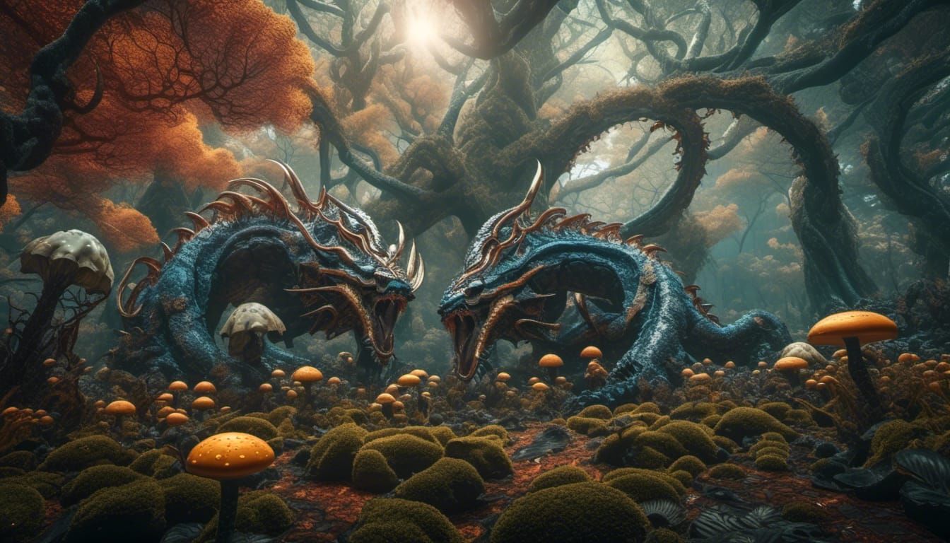 Alien world - AI Generated Artwork - NightCafe Creator