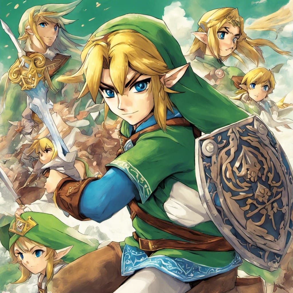 link love zelda - AI Generated Artwork - NightCafe Creator