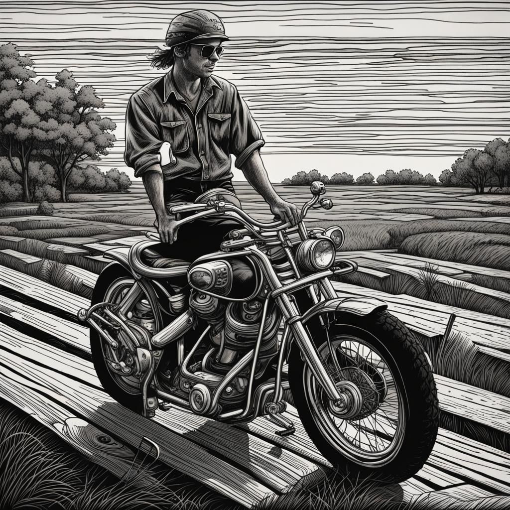 Riddin' - AI Generated Artwork - NightCafe Creator