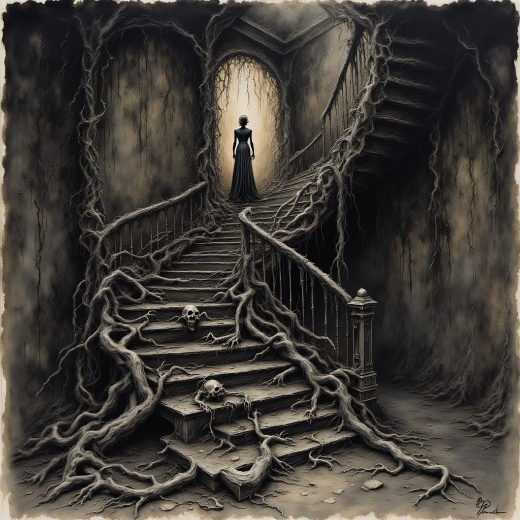 Horror Mansion Mistake - Macabre Mansion in Dark, Gothic Sty...