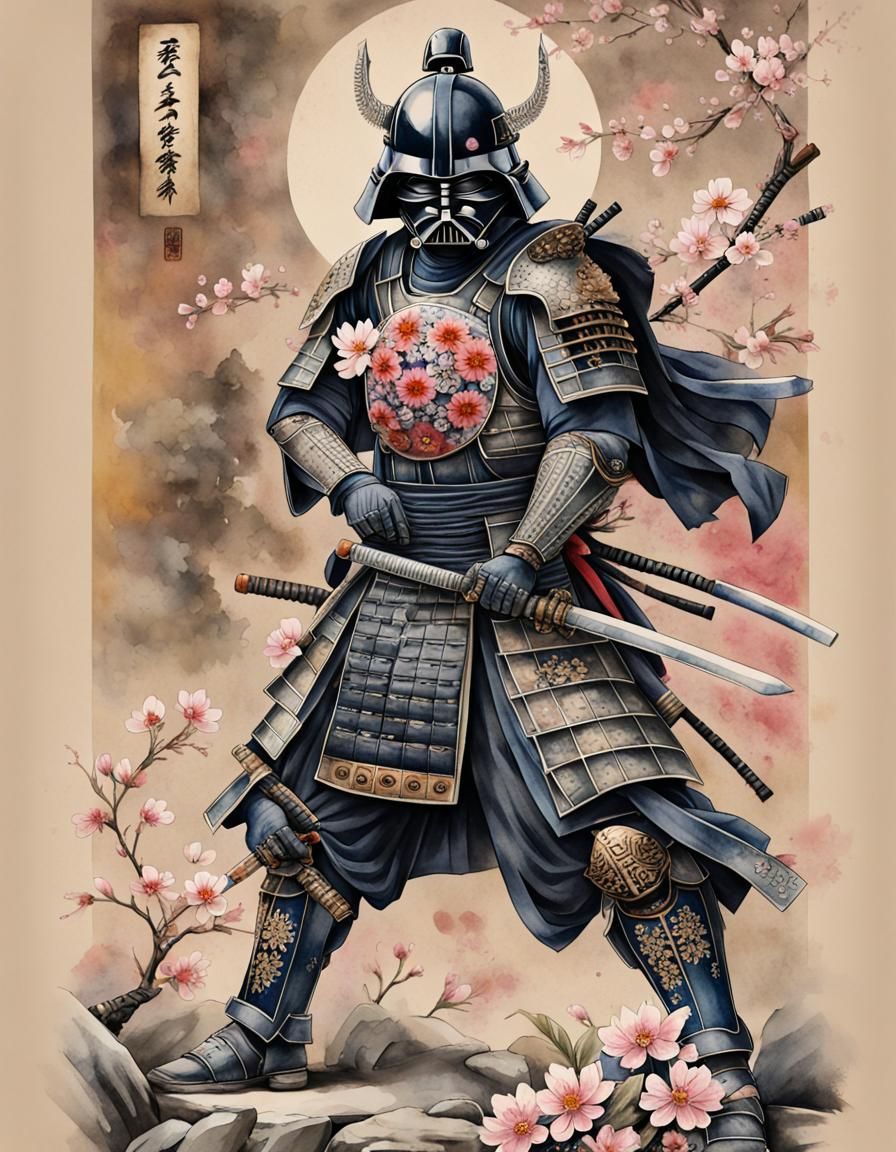 Samurai Vader #38 - AI Generated Artwork - NightCafe Creator