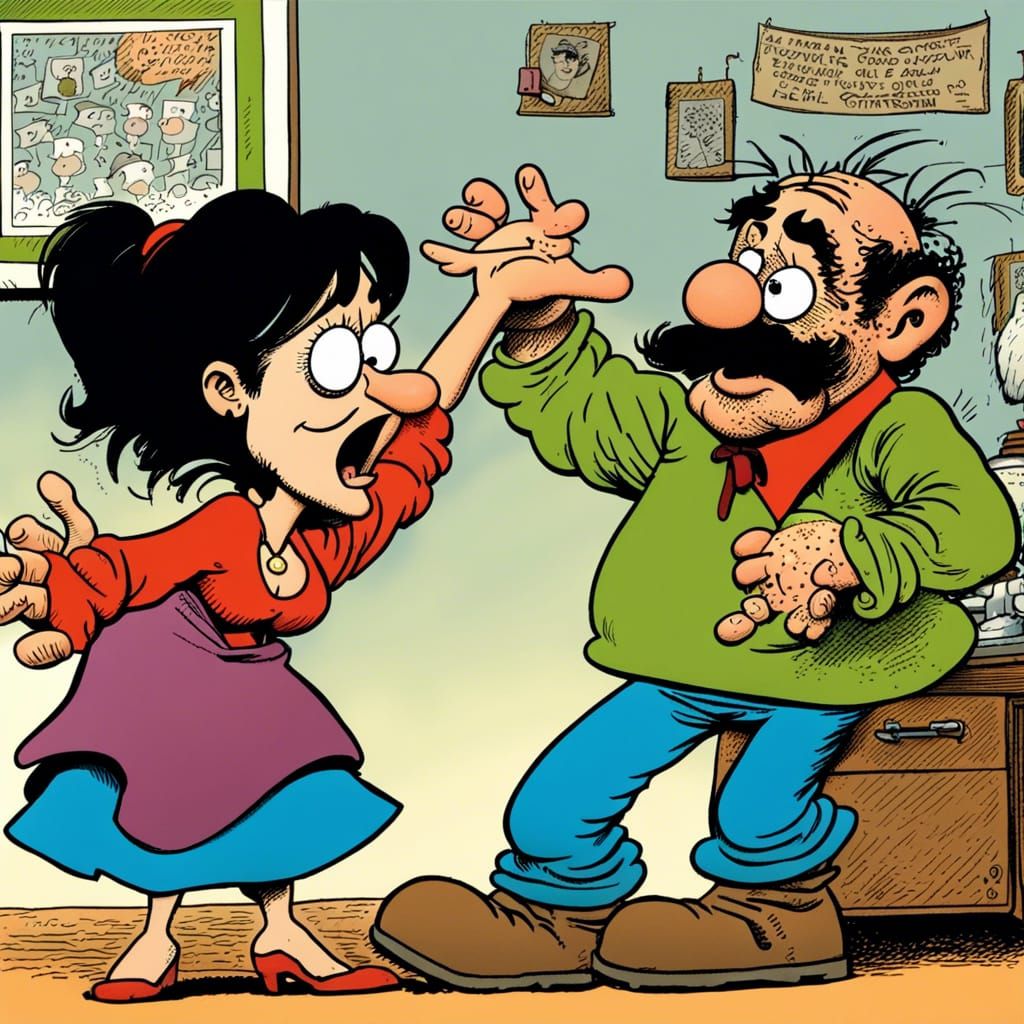 Domestic disturbance - AI Generated Artwork - NightCafe Creator