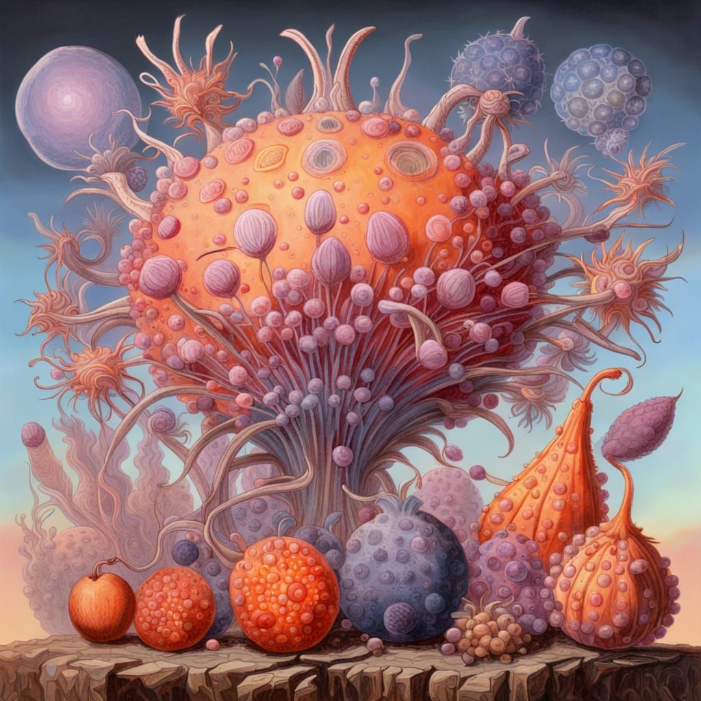 Alien fruits : r/nightcafe