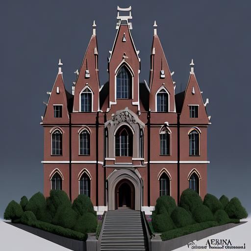 Vampire Academy Building - AI Generated Artwork - NightCafe Creator