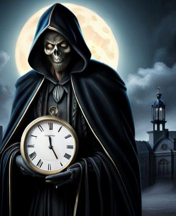The Reaper is always on time - AI Generated Artwork - NightCafe Creator