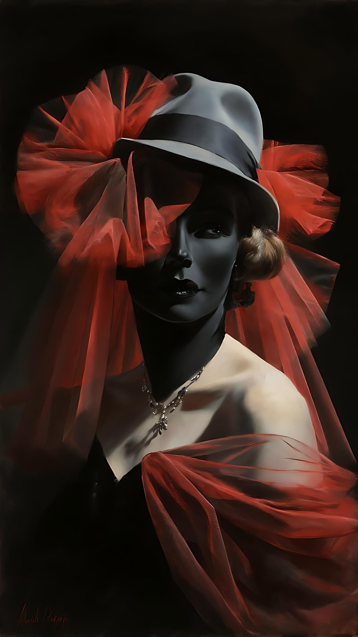 The Mysterious Miss Mayhem - AI Generated Artwork - NightCafe Creator