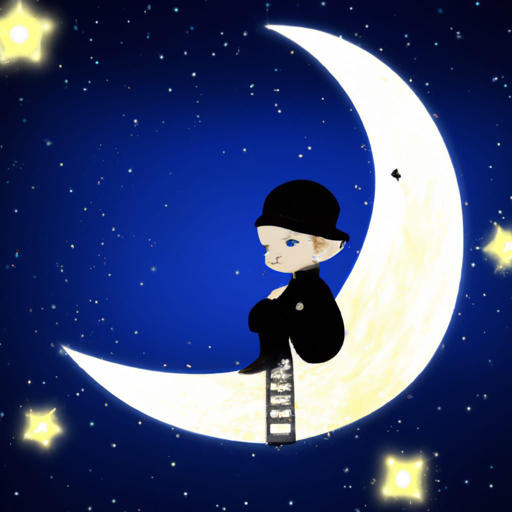 Pierrot of the Moon - AI Generated Artwork - NightCafe Creator