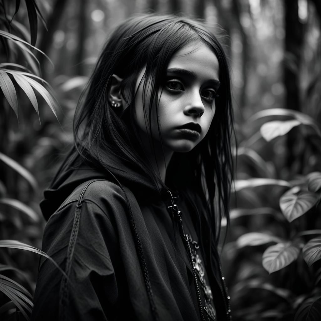 Achromatic Portrait - AI Generated Artwork - NightCafe Creator