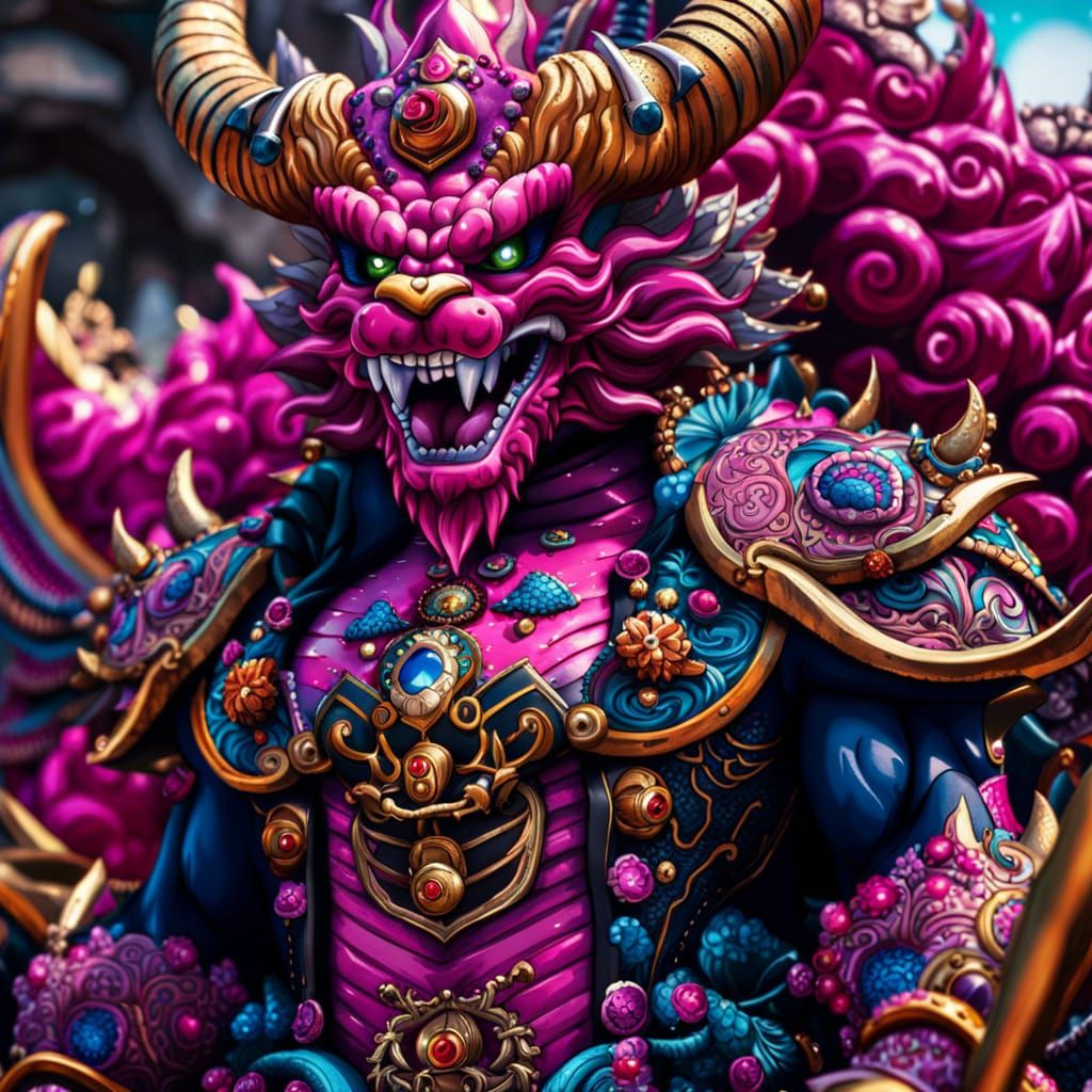 Demon Pink - AI Generated Artwork - NightCafe Creator