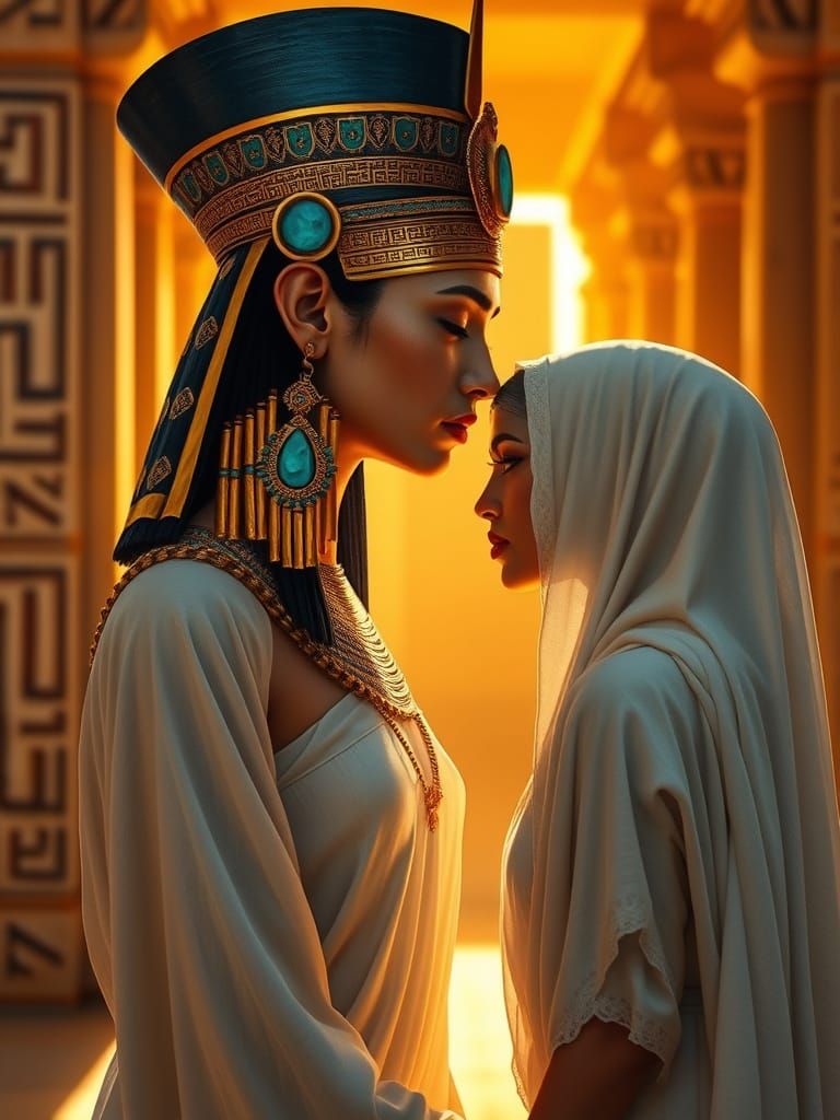 Ancient Egypt Queen in Love with her handmaid