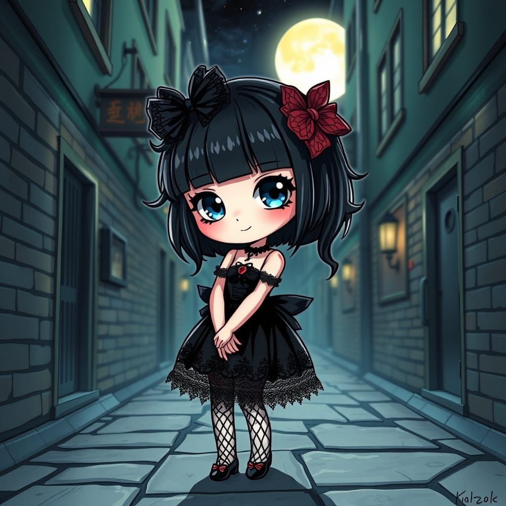 Chibi Goth Girl - Chibi Goth Girl