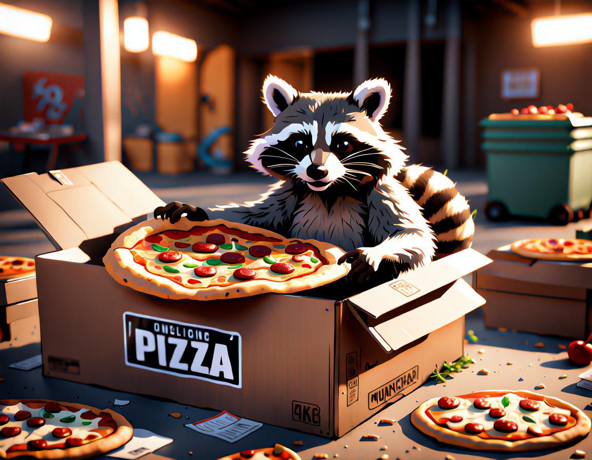 Pizza Feast! - AI Generated Artwork - NightCafe Creator