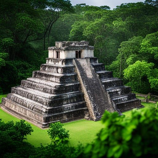 Mayan Architecture - AI Generated Artwork - NightCafe Creator