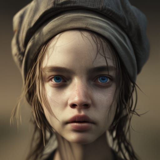 Farm Lass - AI Generated Artwork - NightCafe Creator