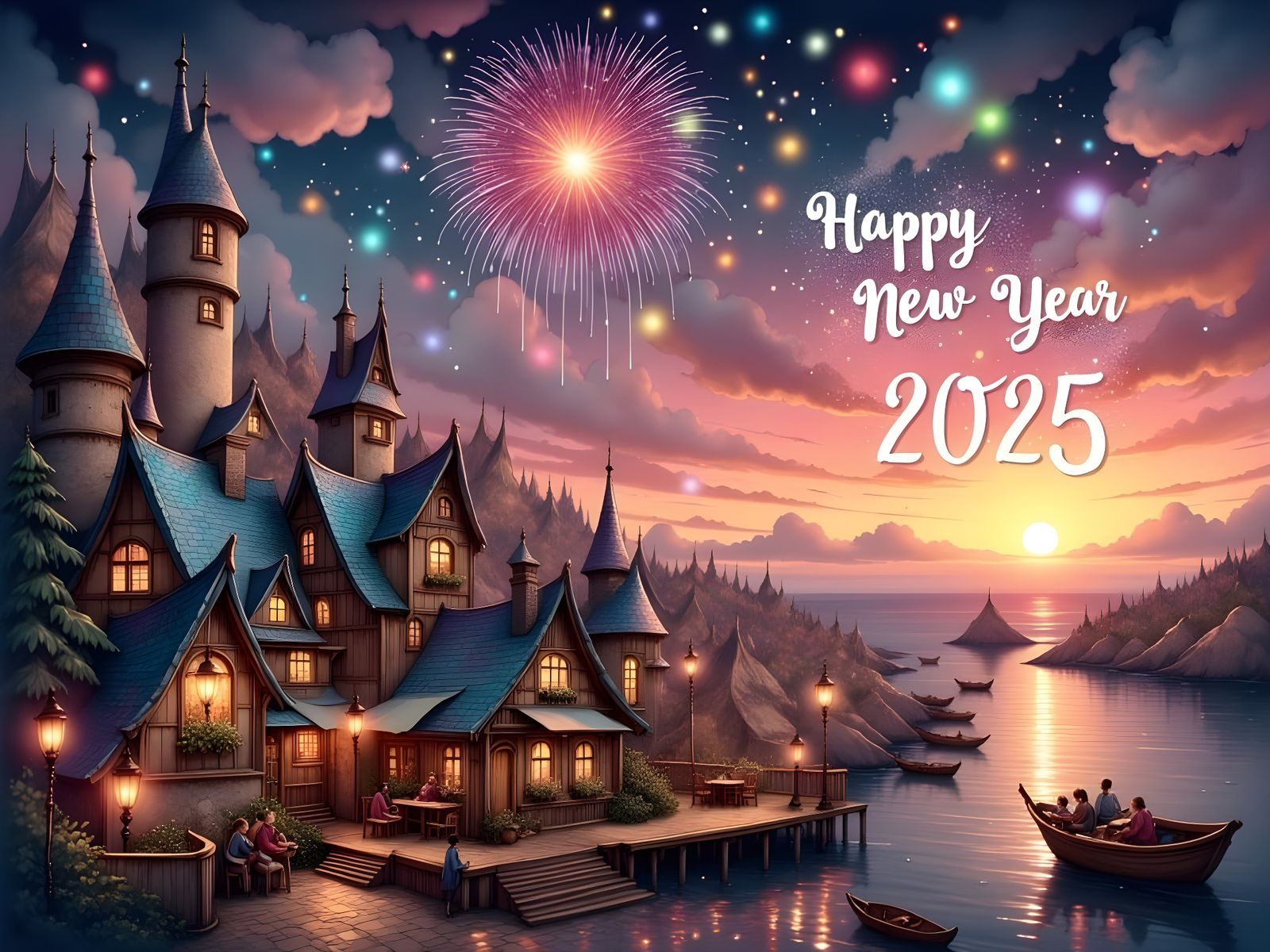 Happy 2025 - Fantasy Fairytown New Year's Eve Celebration in...