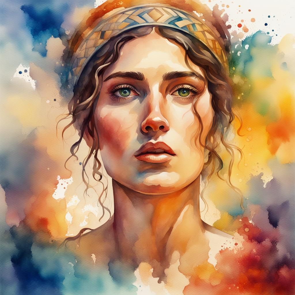 Beautiful ancient woman - AI Generated Artwork - NightCafe Creator
