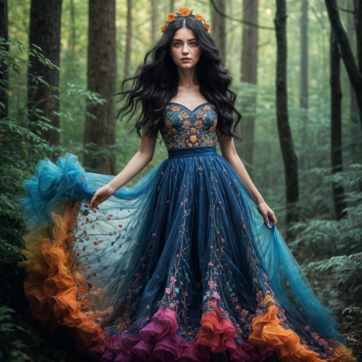 Tulle skirt - AI Generated Artwork - NightCafe Creator