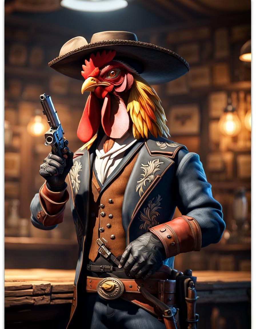 Rooster Cogburn : r/nightcafe