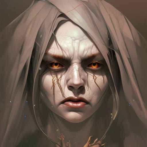 Young evil witch - AI Generated Artwork - NightCafe Creator