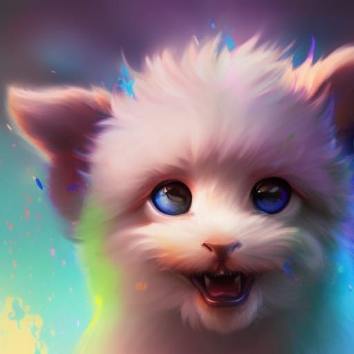 fluffy - AI Generated Artwork - NightCafe Creator