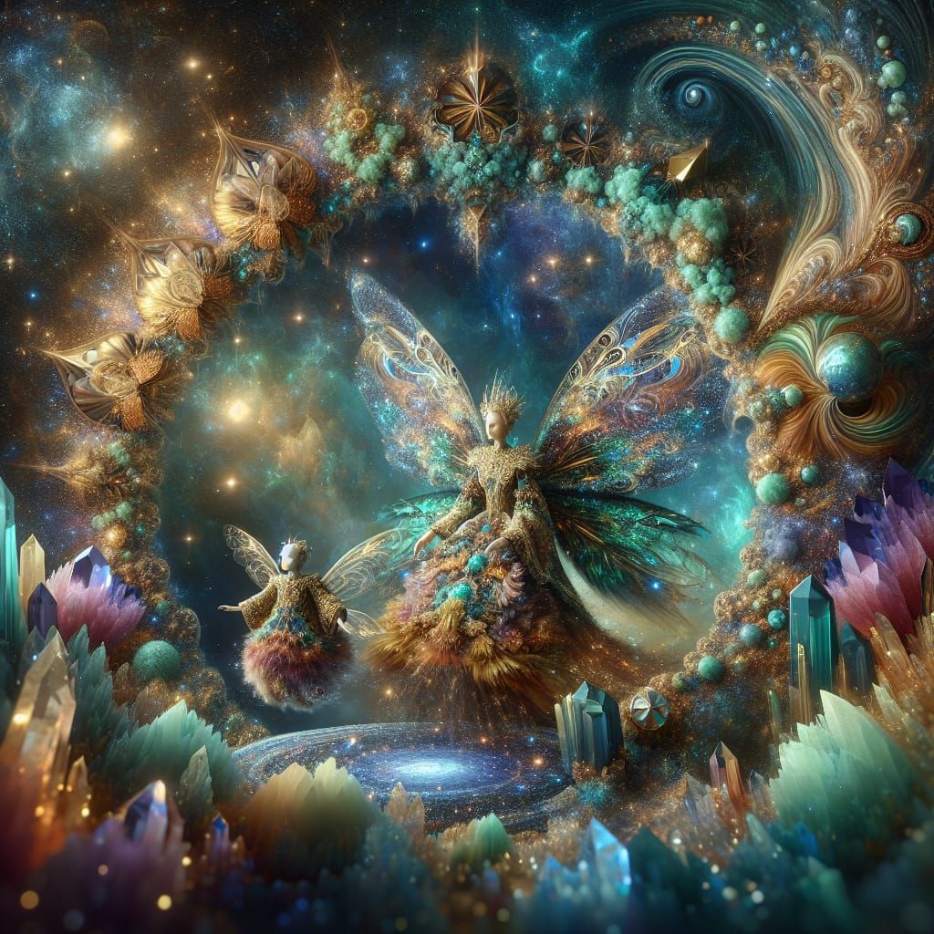 Shimmering Night Flight - AI Generated Artwork - NightCafe Creator