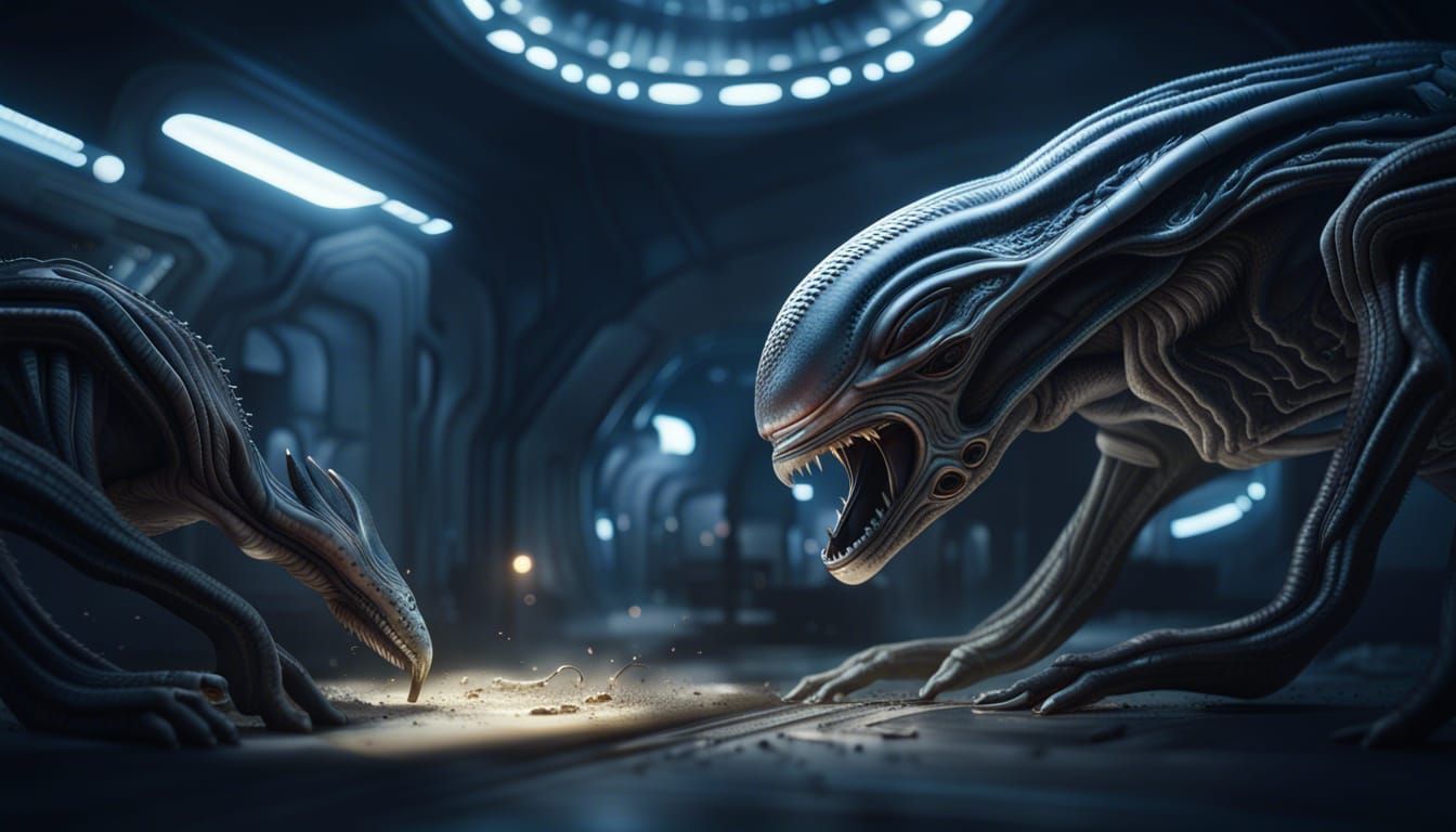 Aliens - AI Generated Artwork - NightCafe Creator