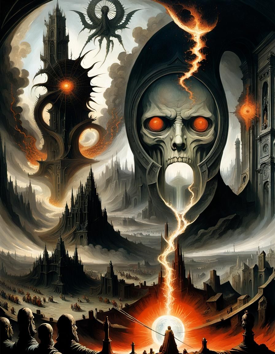 Apocalypse music in the key of F - AI Generated Artwork - NightCafe Creator