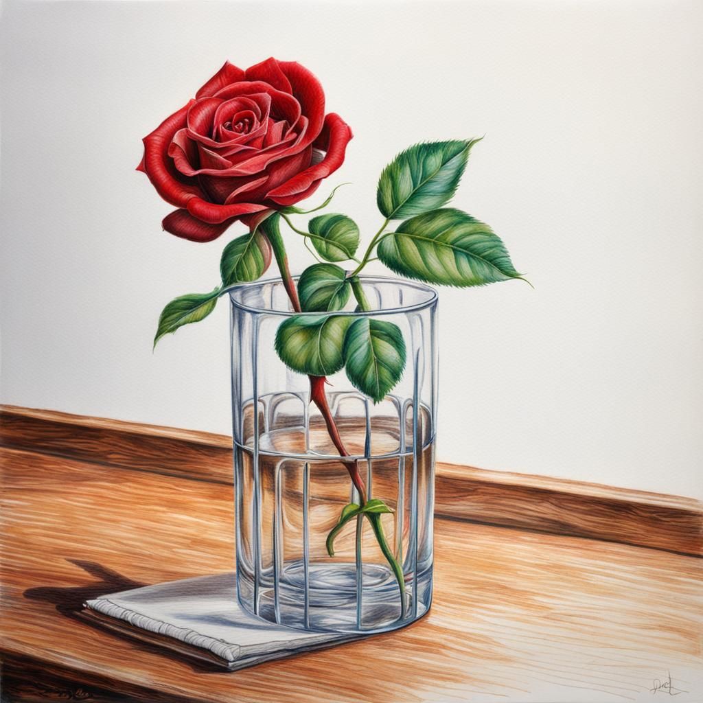 COLORED PENCIL DRAWING - AI Generated Artwork - NightCafe Creator